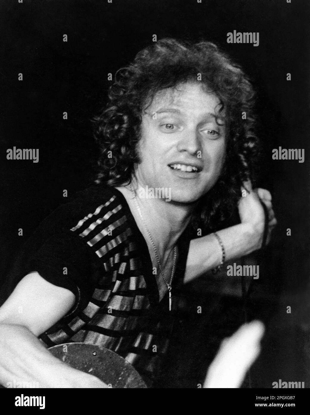Lou gramm foreigner rock band Banque d'images noir et blanc - Alamy