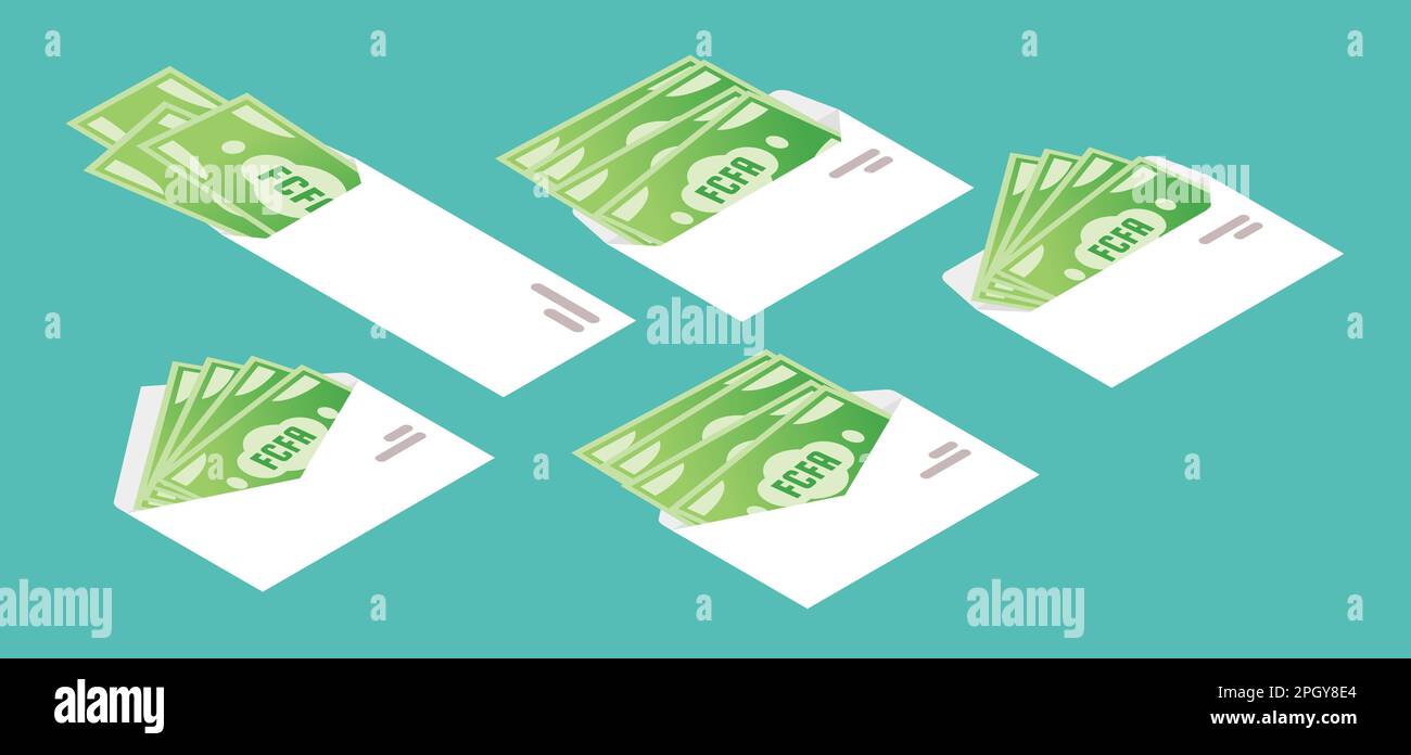 Central african cfa franc currency Banque d'images vectorielles - Alamy