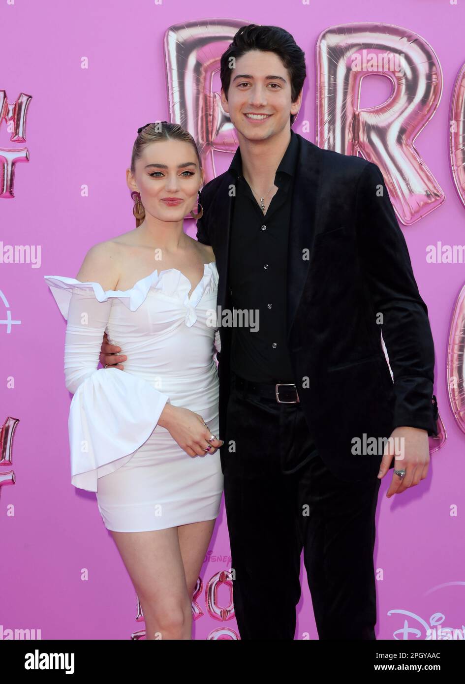 Los Angeles, États-Unis. 24th mars 2023. Meg Donnelly, Milo Manheim ...