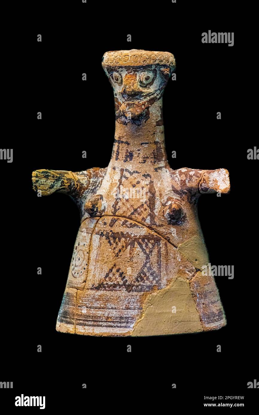 Les pèlerins bouteille comme cadeau funéraire pour un enfant, 900 av. J.-C., Platsa Dafnes ...