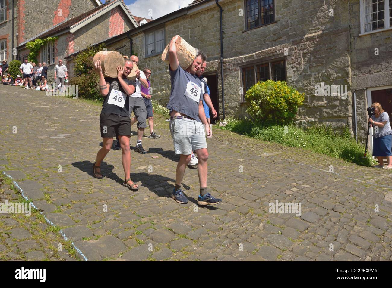 Course de fromages de la colline d'or Banque de photographies et d ...