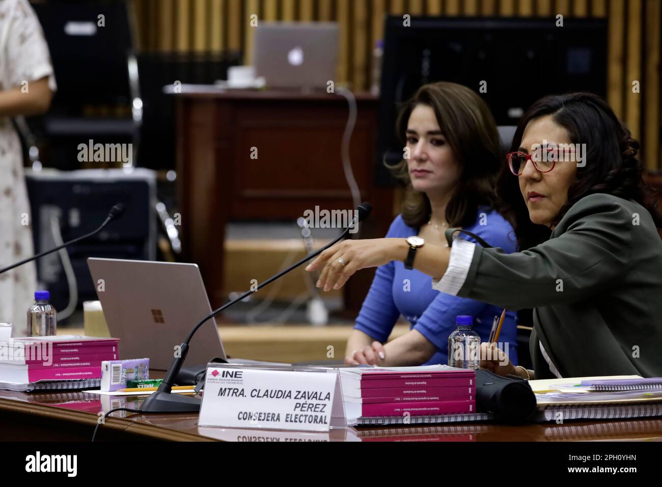 Non exclusif: 24 mars 2023, Mexico, Mexique: Conseillers électoraux ...