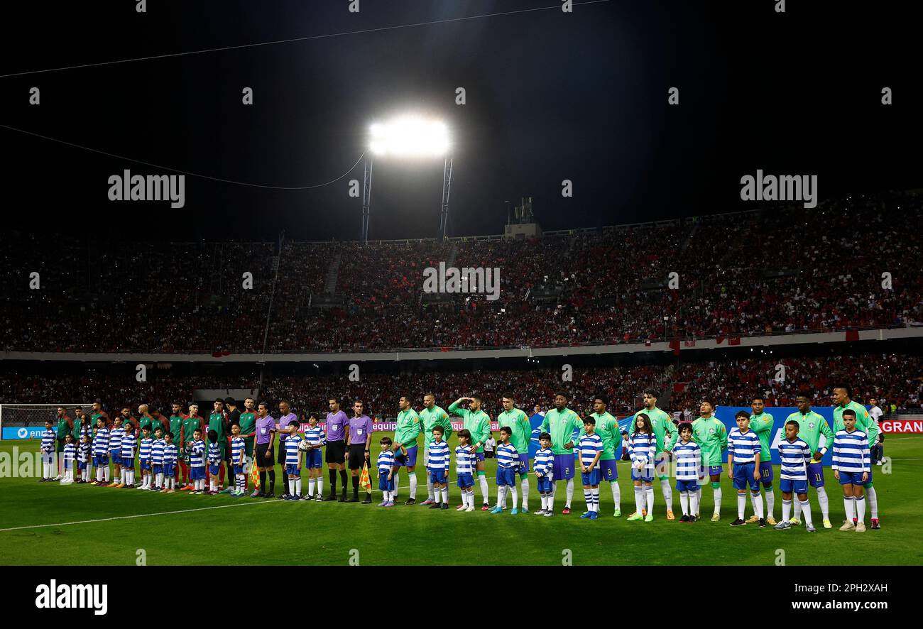 Football football - International friendly - Maroc v Brésil - Grand ...