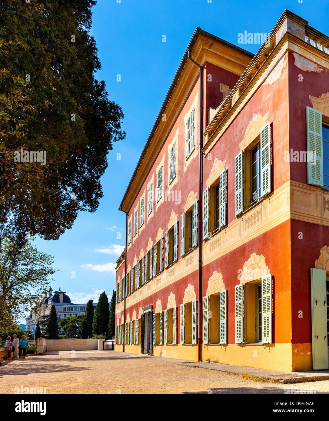 Nice, France - 7 août 2022: Musée Matisse dans le palais de la Villa ...