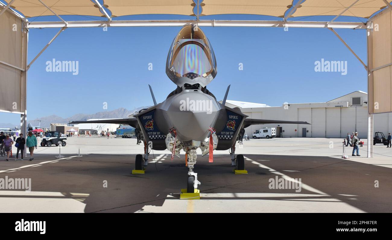 Tucson, Arizona, États-Unis - 25 mars 2023 : un américain Avion F-35 ...