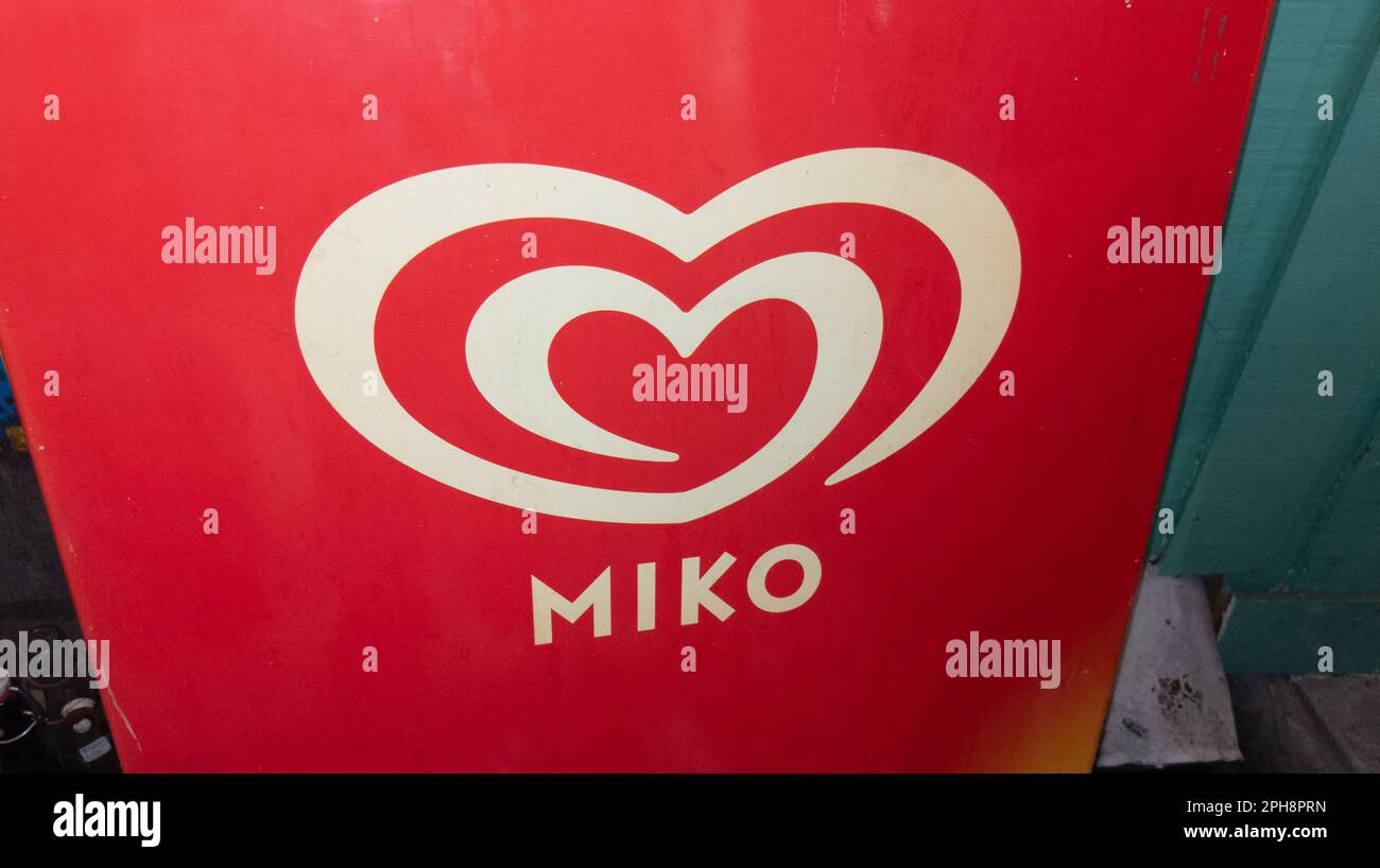 Bordeaux , Aquitaine France - 03 19 2023 : logo Miko marque et texte ...