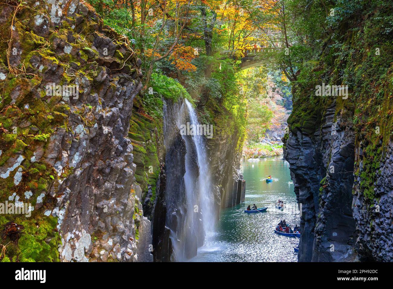 Miyazaki, Japon - novembre 24 2022 : la gorge de Takachiho est un ...