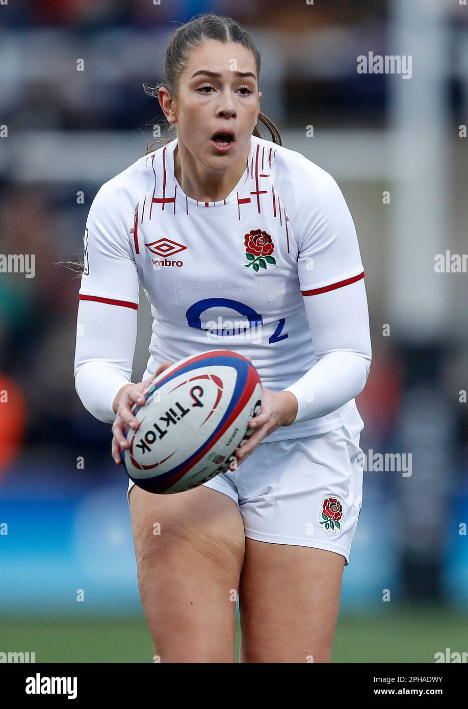 Holly Aitchison en Angleterre pendant le match des six Nations des ...