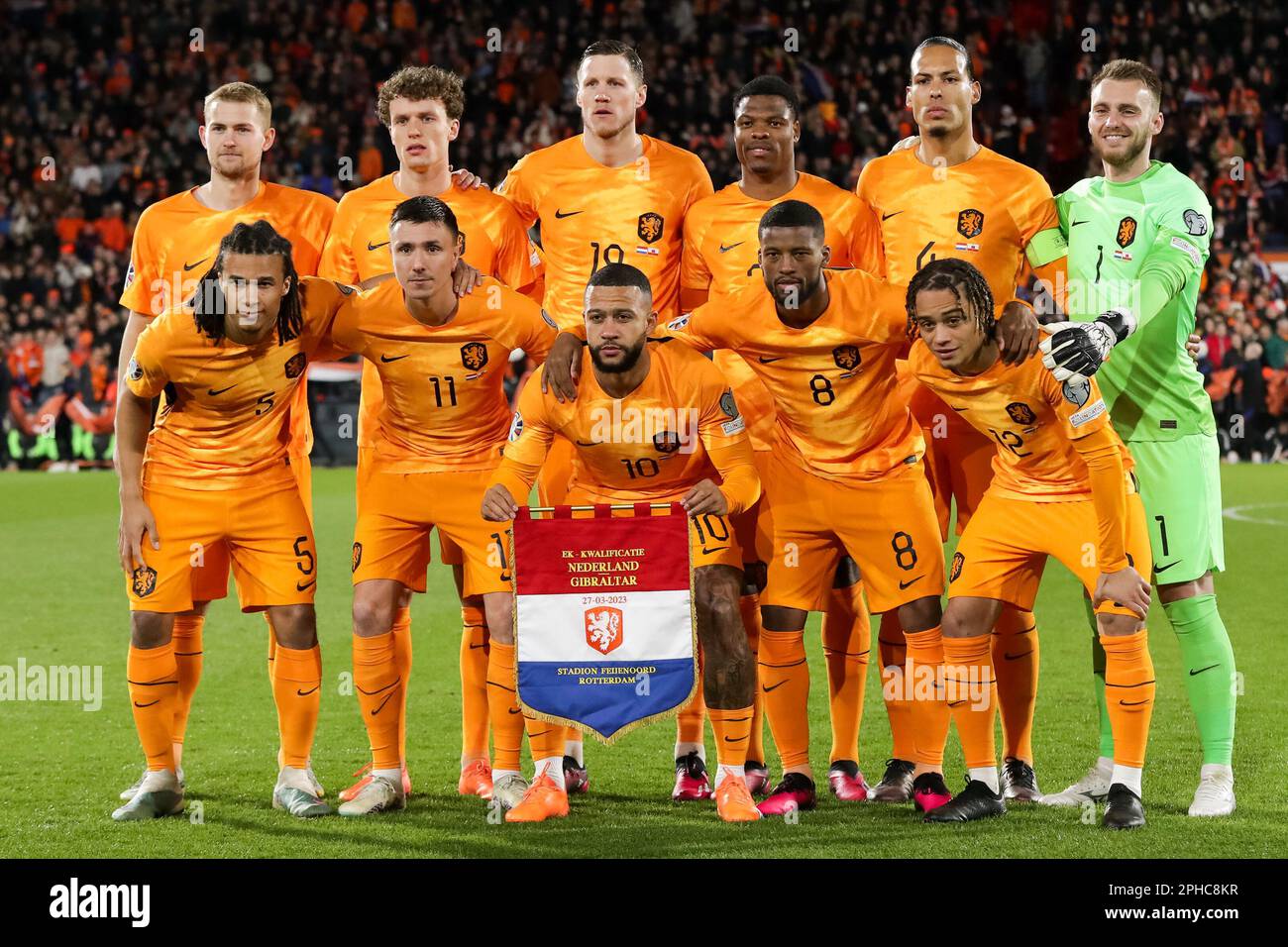 ROTTERDAM PAYS BAS MARS 27 L quipe De Football Des Pays Bas Se