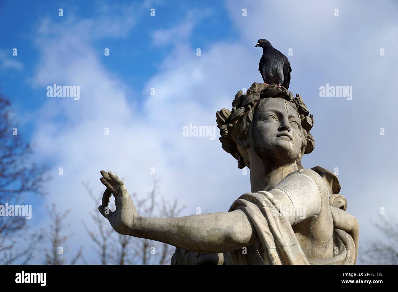 Varsovie, Pologne - 26th mars 2023 - Hermaphroditus rejetant Salmacis ...
