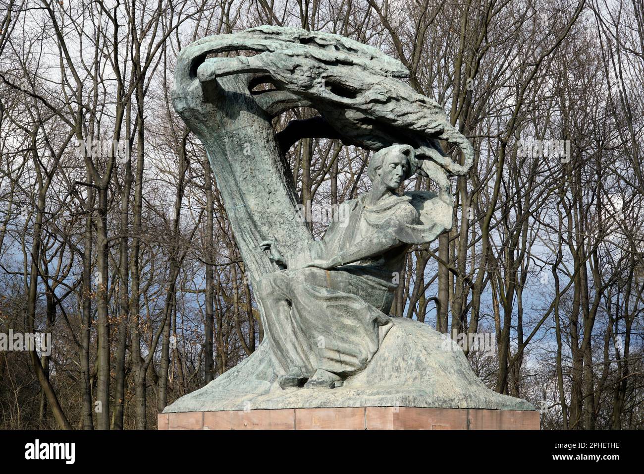 Varsovie, Pologne - 26th mars 2023 - le monument Fryderyk Chopin à ...