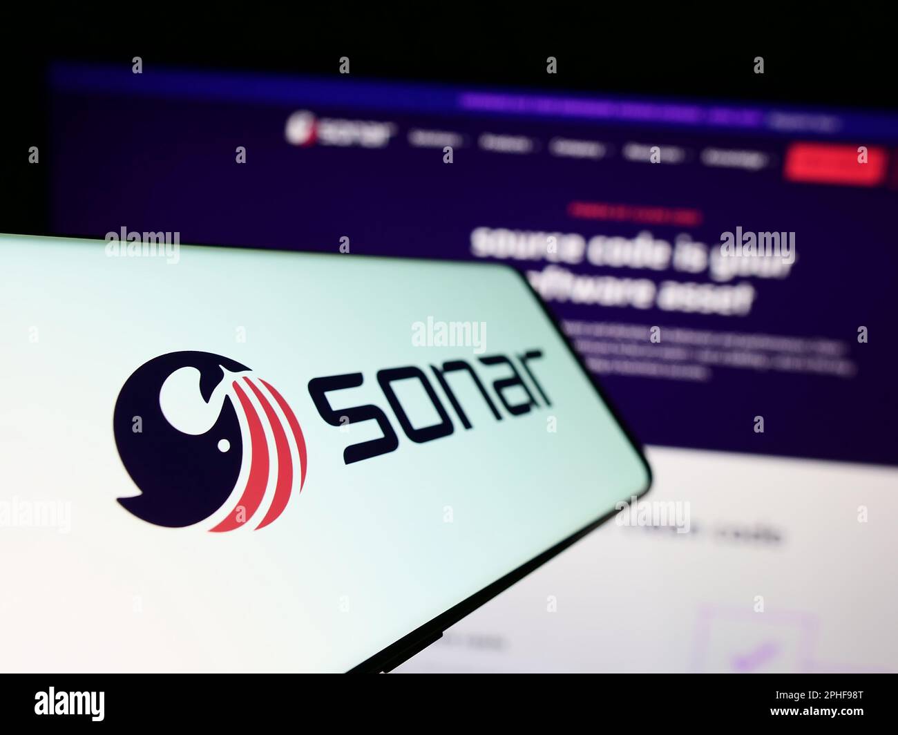 Logo sonar source Banque de photographies et d’images à haute résolution - Alamy
