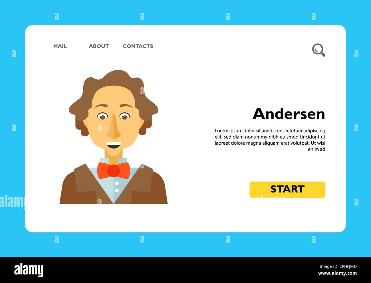 Hans christian andersen character Banque de photographies et d’images à ...