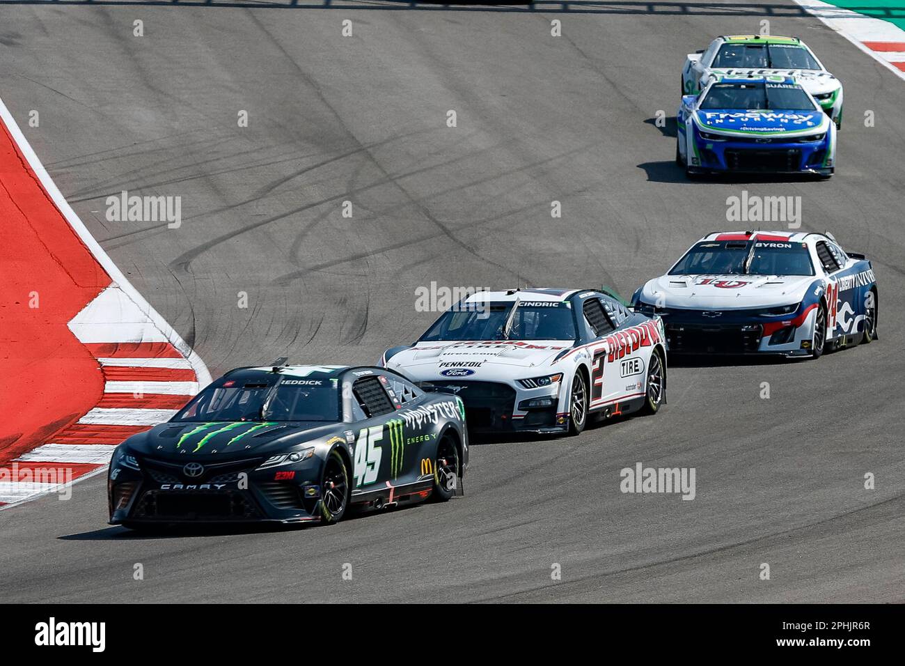 AUSTIN, TX - MARCH 26: Tyler Reddick (#45 23XI Racing Monster Energy ...