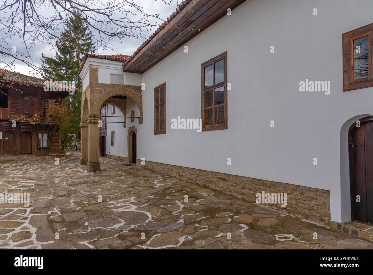 Wooden architecture zheravna bulgaria Banque de photographies et d ...