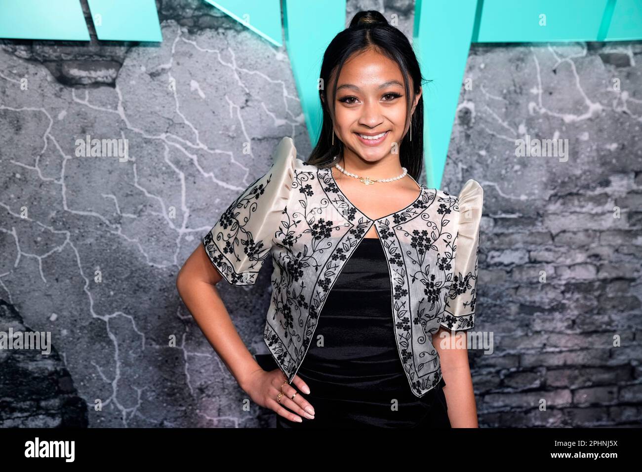 Chloe Adona attends the "Renfield" premiere at the Museum of Modern Art ...