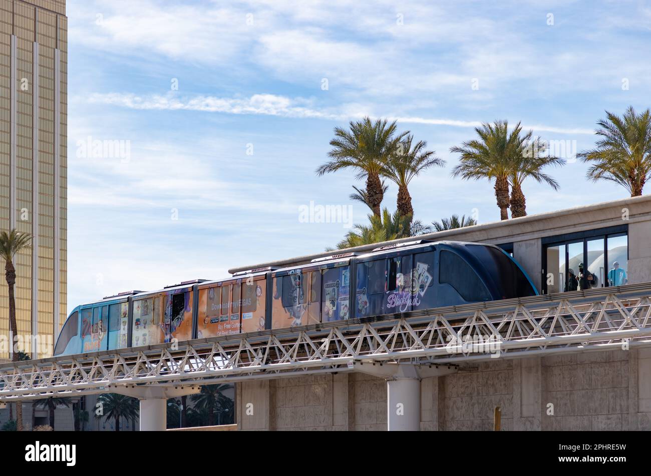 Las vegas monorail Banque de photographies et d’images à haute ...