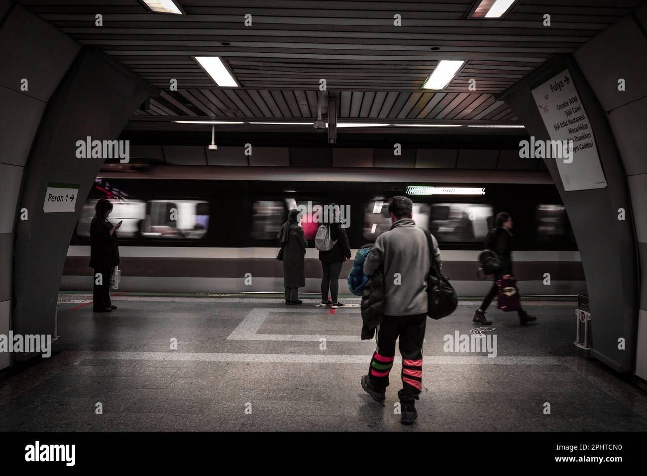 Istanbul, Istanbul, Turquie. 29th mars 2023. Foule de gens dans la ...