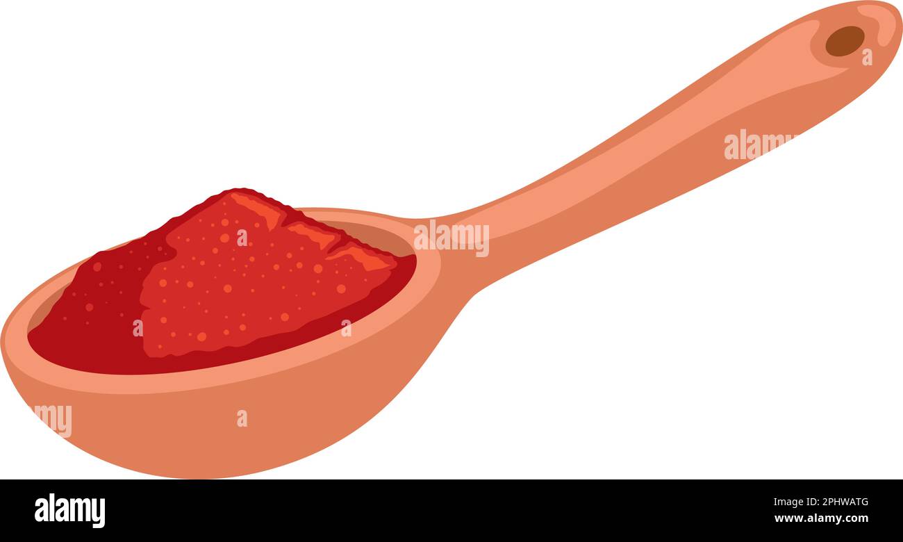 Poudre de piment sec Banque d'images vectorielles - Alamy