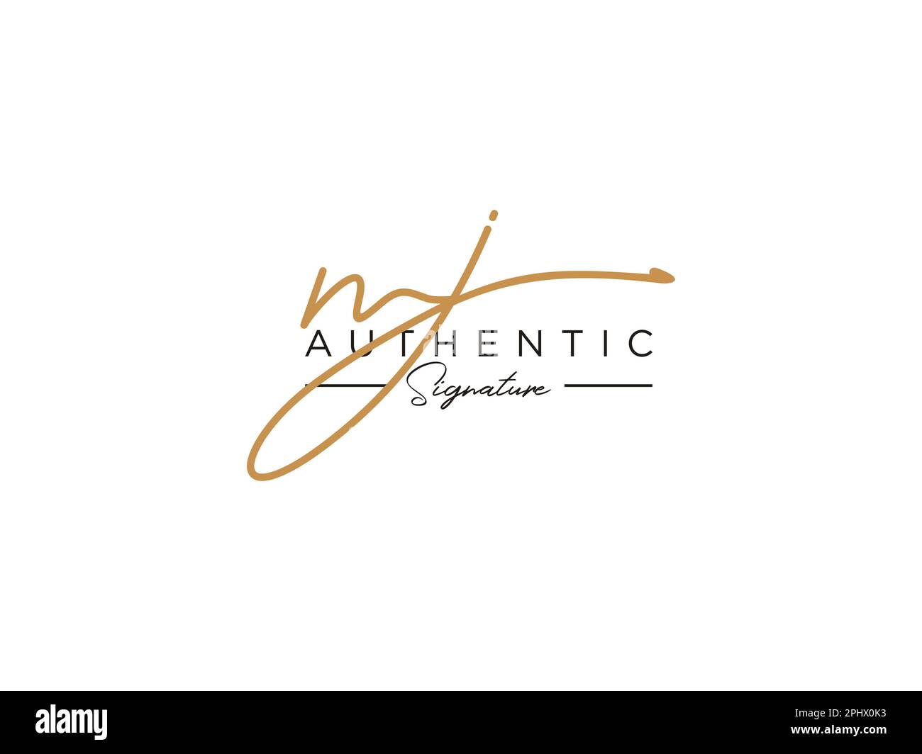 Signature de mj Banque de photographies et d’images à haute résolution ...