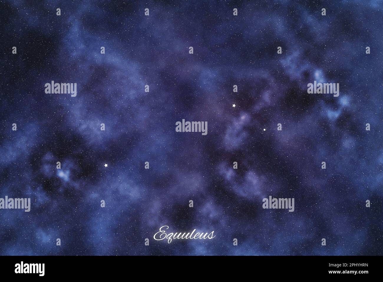 Equuleus constellation space astronomy Banque de photographies et d ...