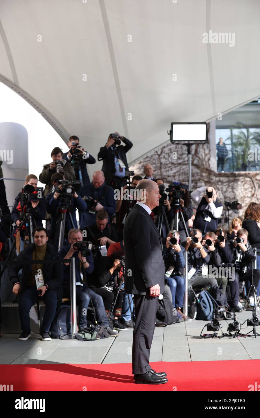 Berlin, Berlin, Allemagne. 30th mars 2023. Le roi Charles III et la ...