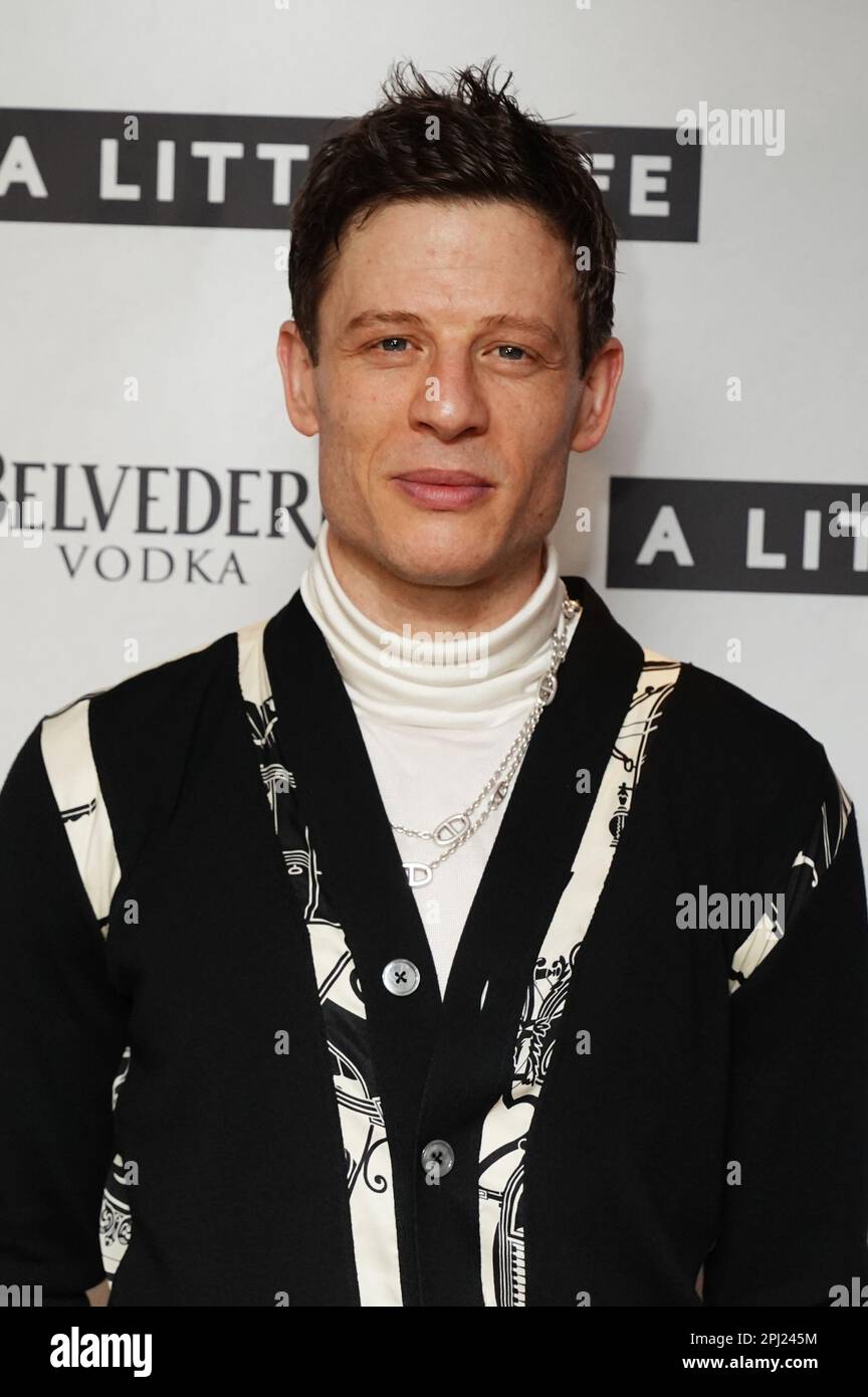 James Norton assiste à la soirée de gala d'Une petite vie au Harold ...