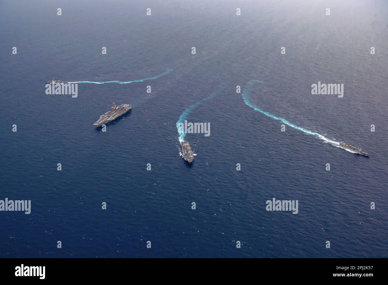 Mer des Philippines. 23rd mars 2023. Le porte-avions USS Nimitz (CVN 68 ...