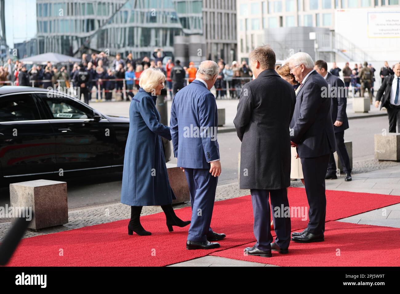 Berlin, Allemagne. 31st mars 2023. Le roi Charles III et sa femme ...