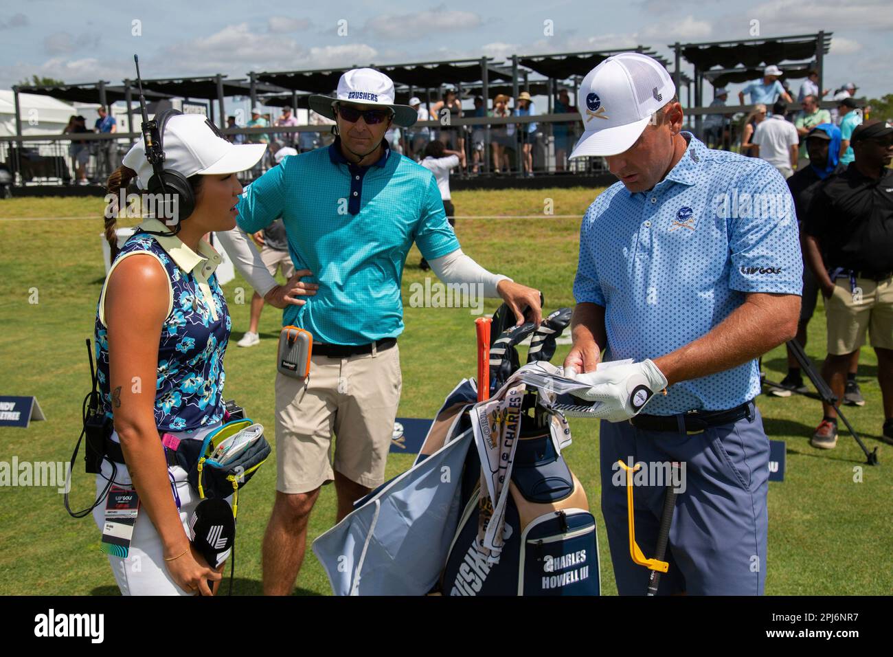 LIV Golf Broadcast member, Su-Ann Heng speaks to Charles Howell III of ...