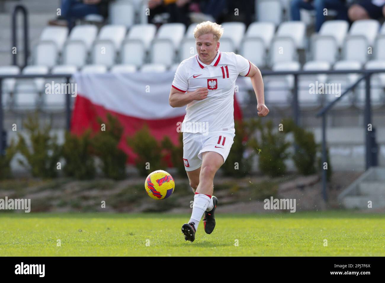 Milosz Brzozowski, de Pologne, vu en action lors du championnat d ...