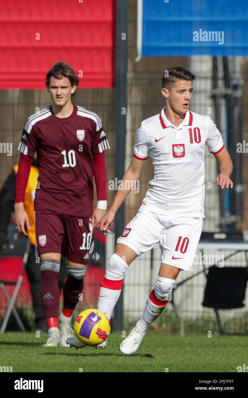 Kacper Urbanski, de Pologne, vu en action lors du match rond 2023-Elite ...