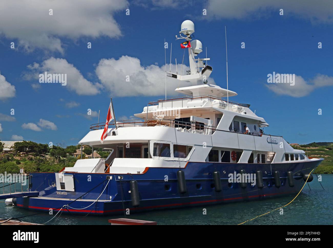 Caribbean super yacht Banque de photographies et d’images à haute résolution - Alamy
