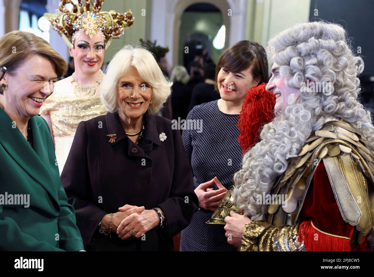 FILE - Camilla, Queen Consort and Germany's first lady Elke ...