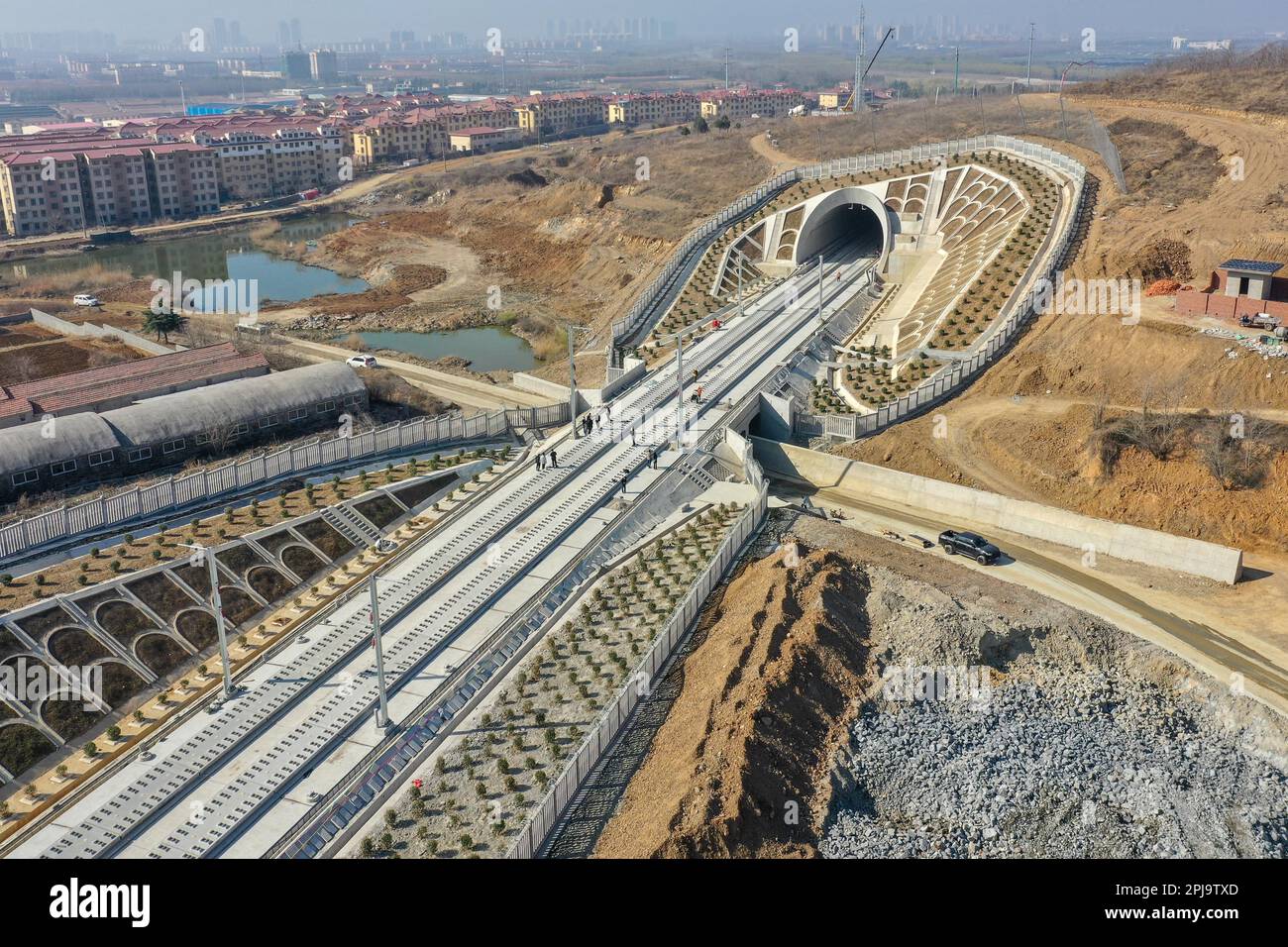 Laixi. 30th mars 2023. Cette photo aérienne prise sur 30 mars 2023 ...