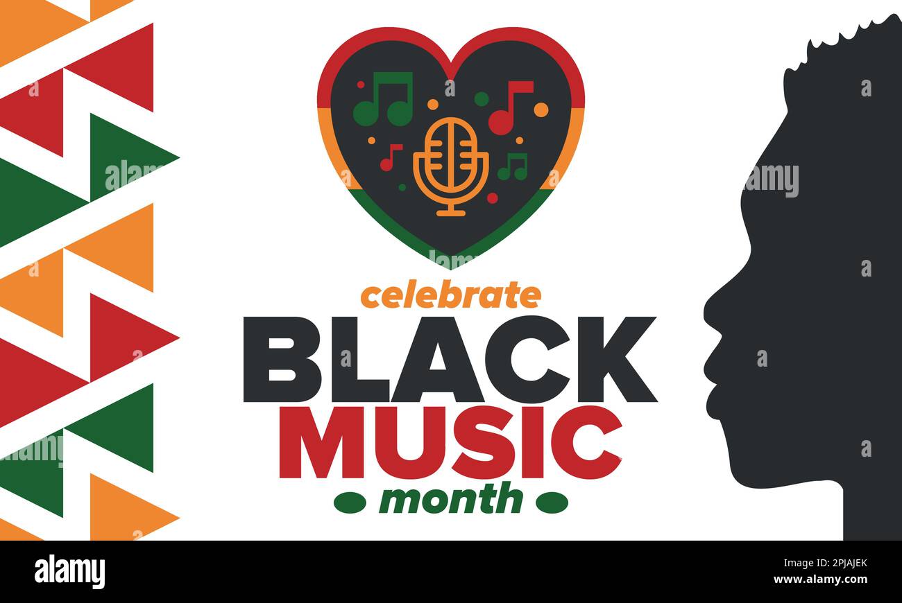Mois de la musique noire en juin. Mois de l'appréciation de la musique ...