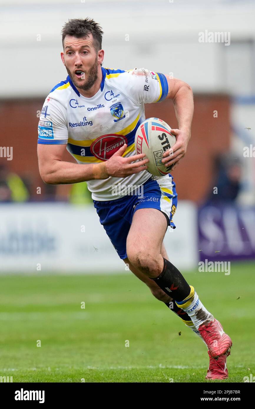 Stefan Ratchford #4 de Warrington Wolves pendant le match de la Super ...