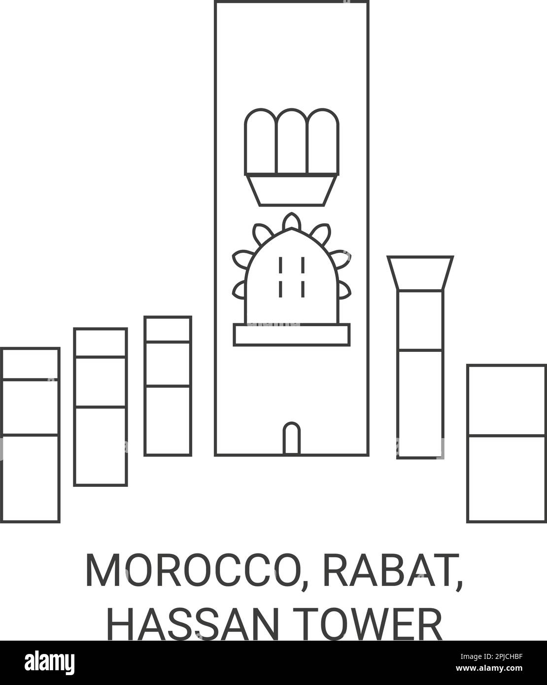 Le mausolée maroc Banque d'images vectorielles - Alamy