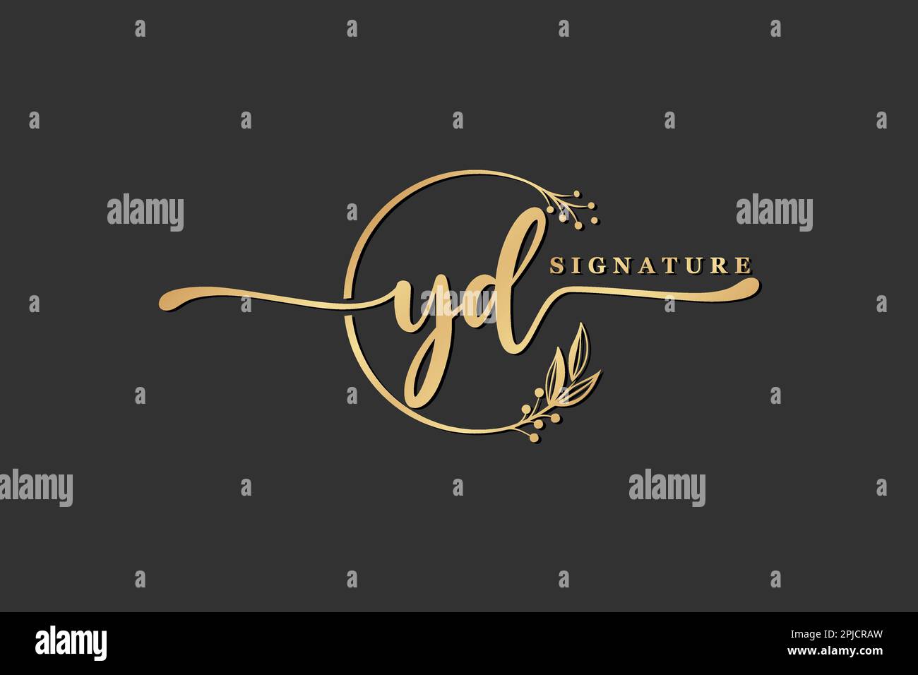 Yd signature Banque de photographies et d’images à haute résolution - Alamy