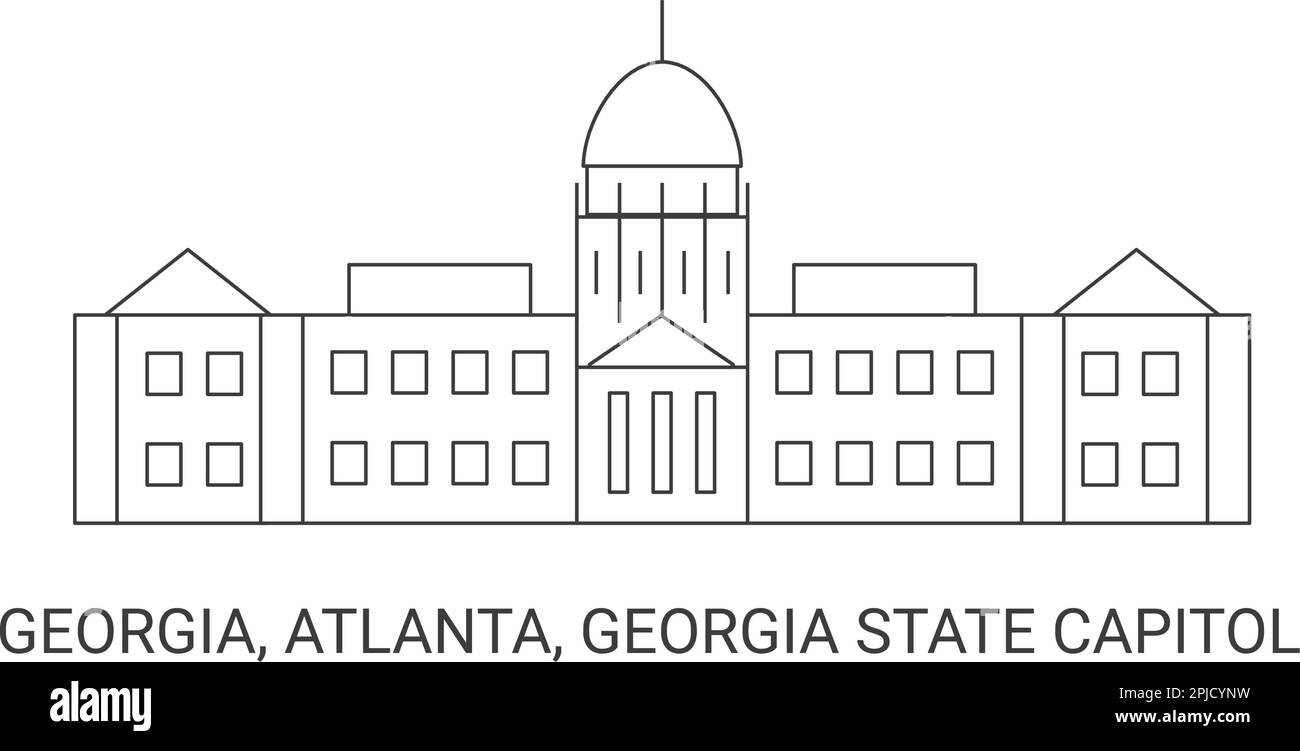 Georgia dome Banque d'images vectorielles - Alamy