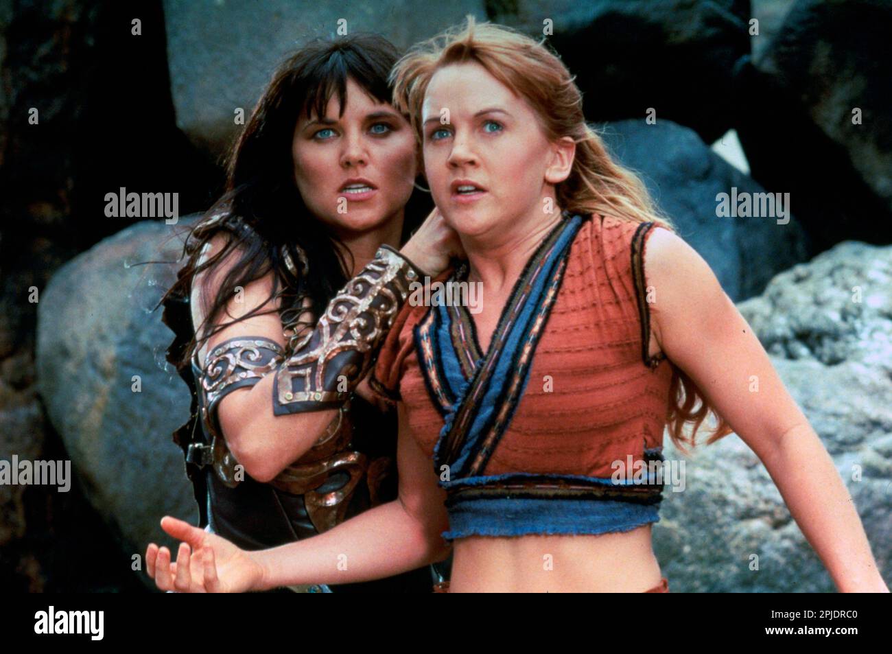 Lucy lawless renee oconnor xena Banque de photographies et d’images à haute résolution - Alamy