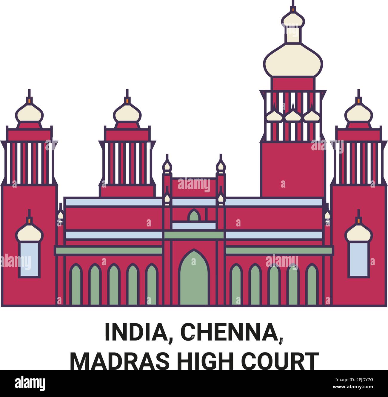 Temple express Banque d'images vectorielles - Alamy