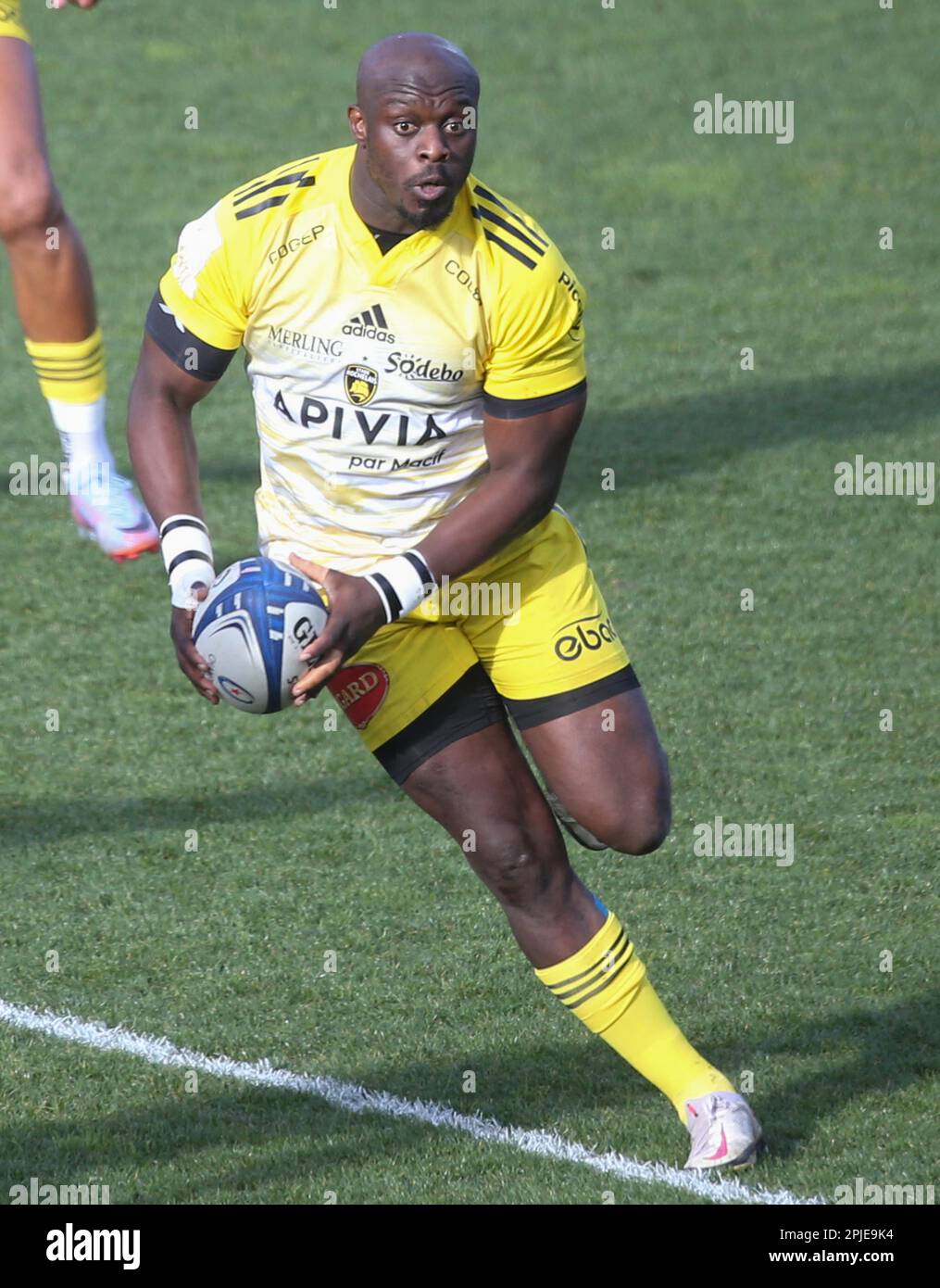 La Rochelle, France. 02nd avril 2023. Raymond Rhule du Stade Rochelais ...