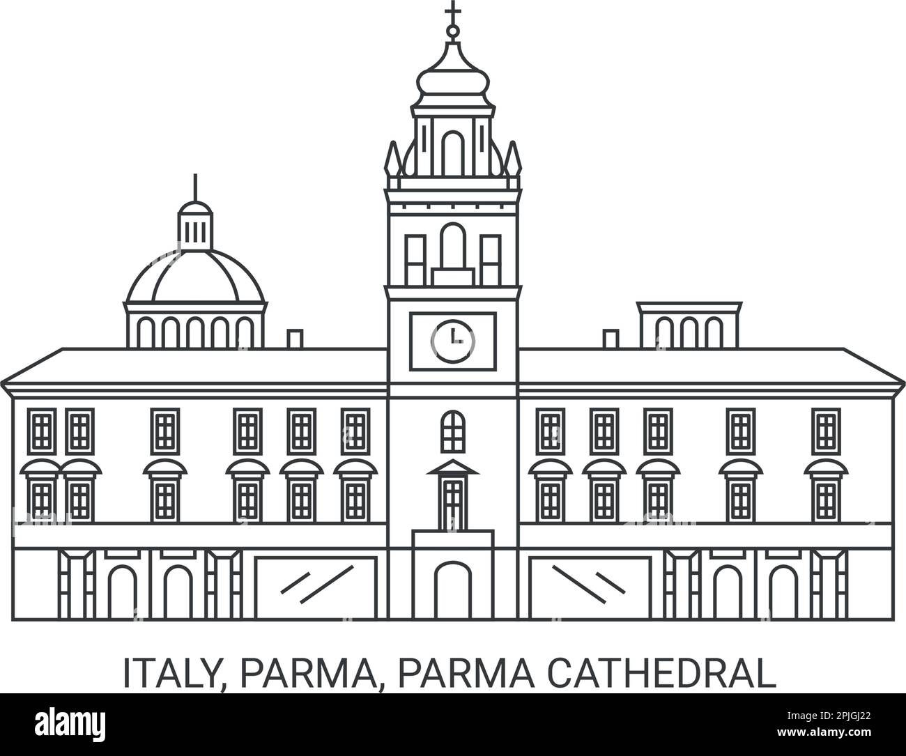 Baptistère de parme Banque d'images détourées - Alamy