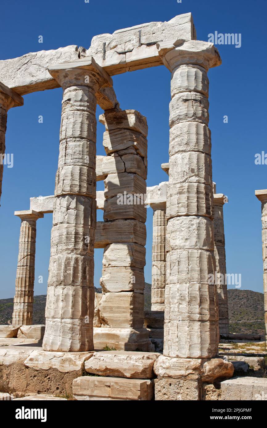 Temple of poseidon Banque de photographies et d’images à haute ...