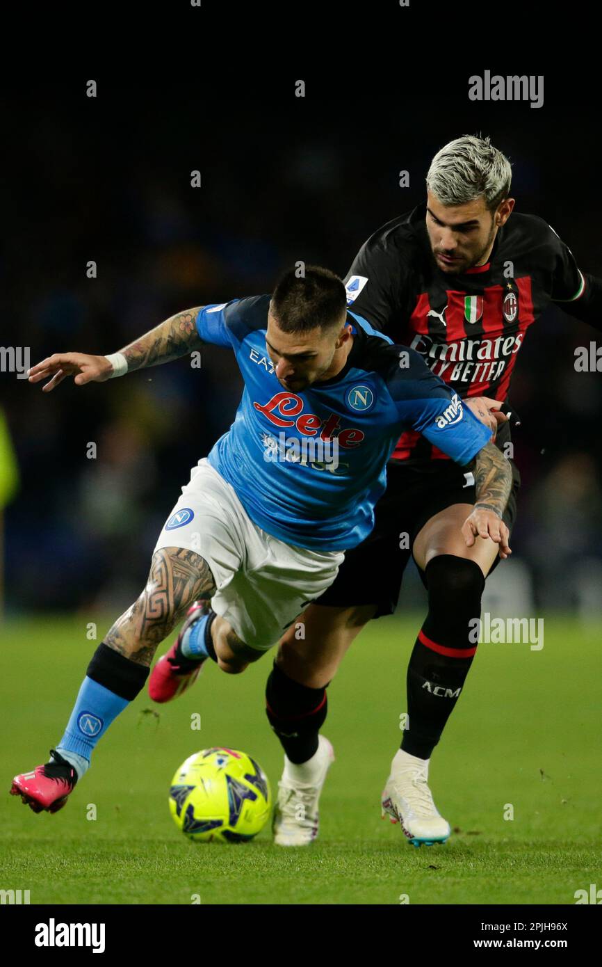 Le buteur italien Matteo Politano de SSC Napoli lance un défi pour le ...