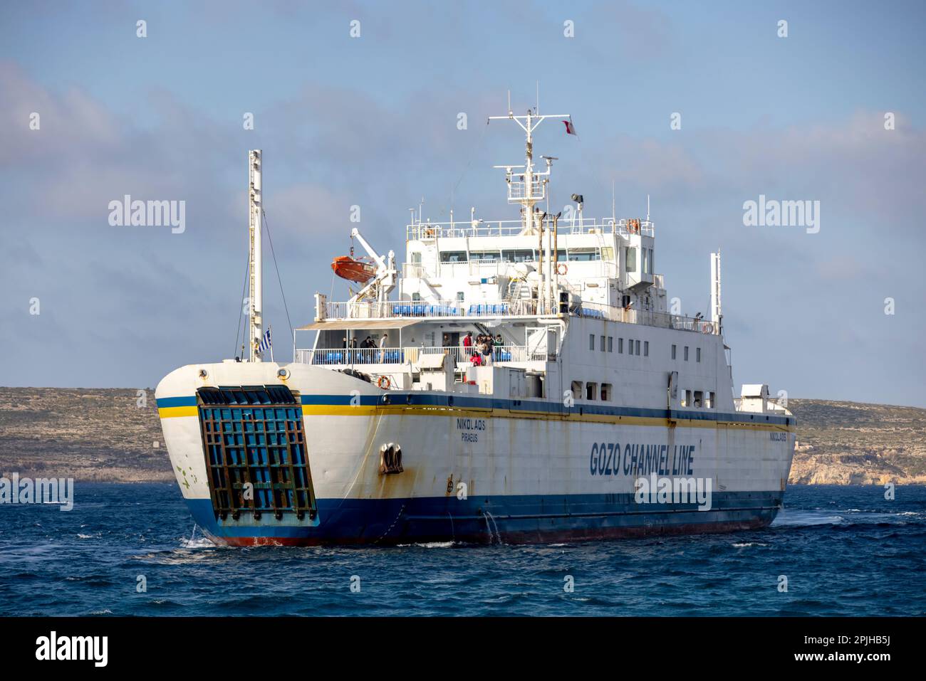 Cirkewwa, Malte. 21st mars 2023. Le ferry de la ligne de canal de Gozo ...
