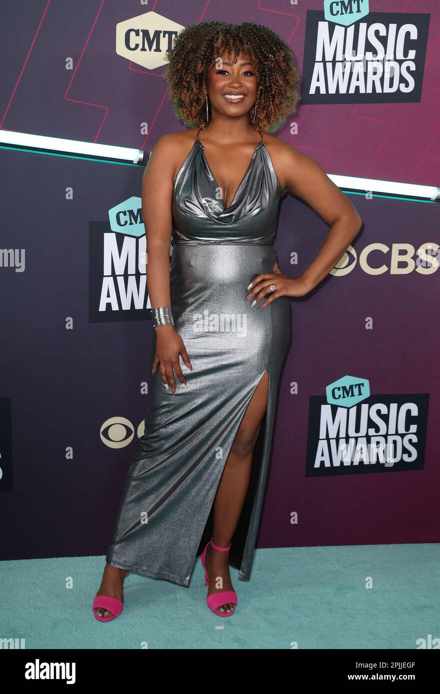 Roberta Lea arrive aux CMT Music Awards 2023 qui se tiennent au Moody ...