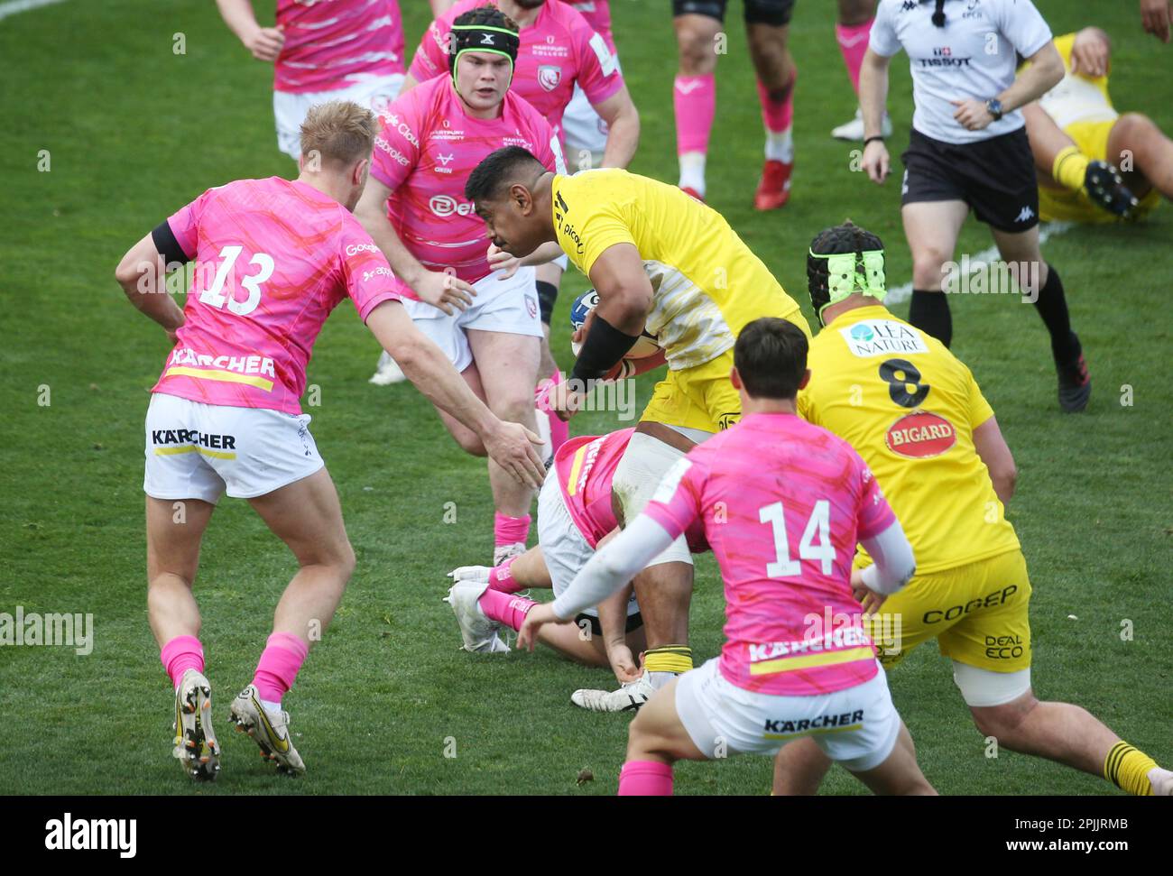 La Rochelle, France. 01st avril 2023. Will Skelton du Stade Rochelais ...