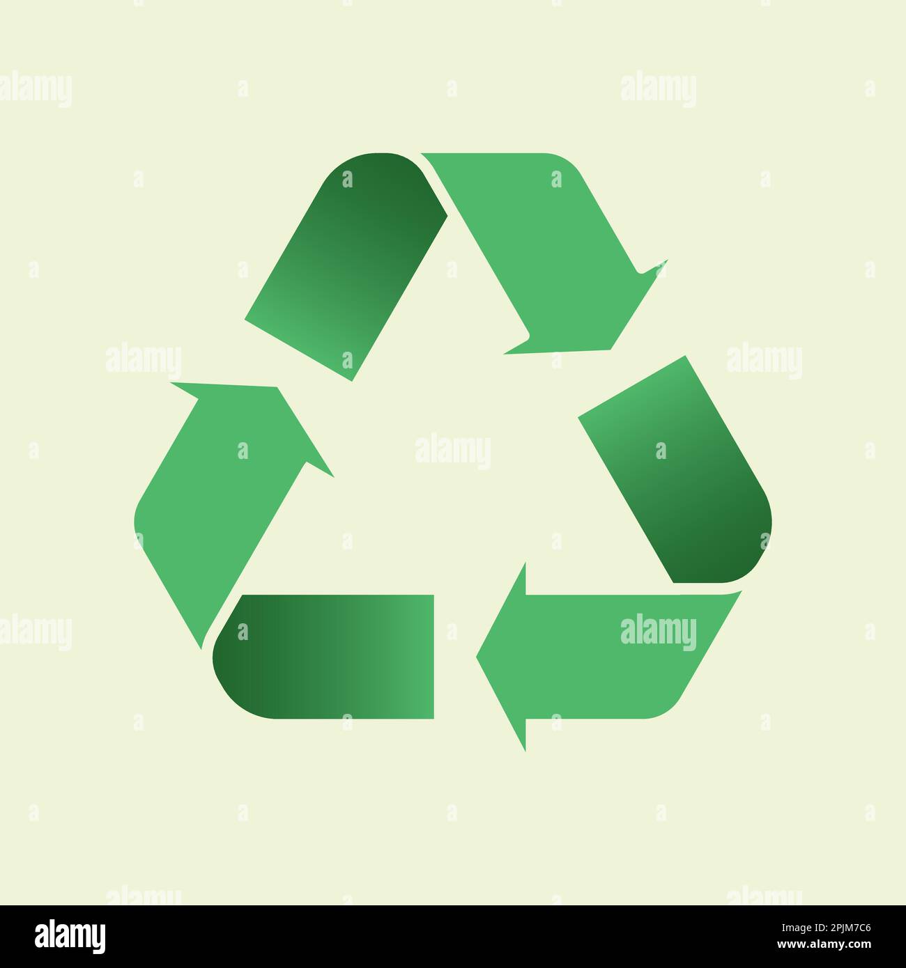 Icône de recyclage du glyphe de gradient. Boucle Mobius. Symboles ...